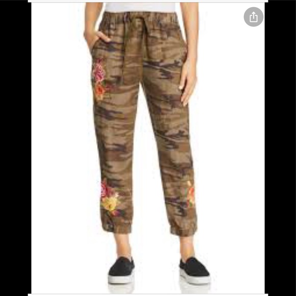 Johnny Was | Pants & Jumpsuits | Johnny Was Vella Camo Print Linen ...